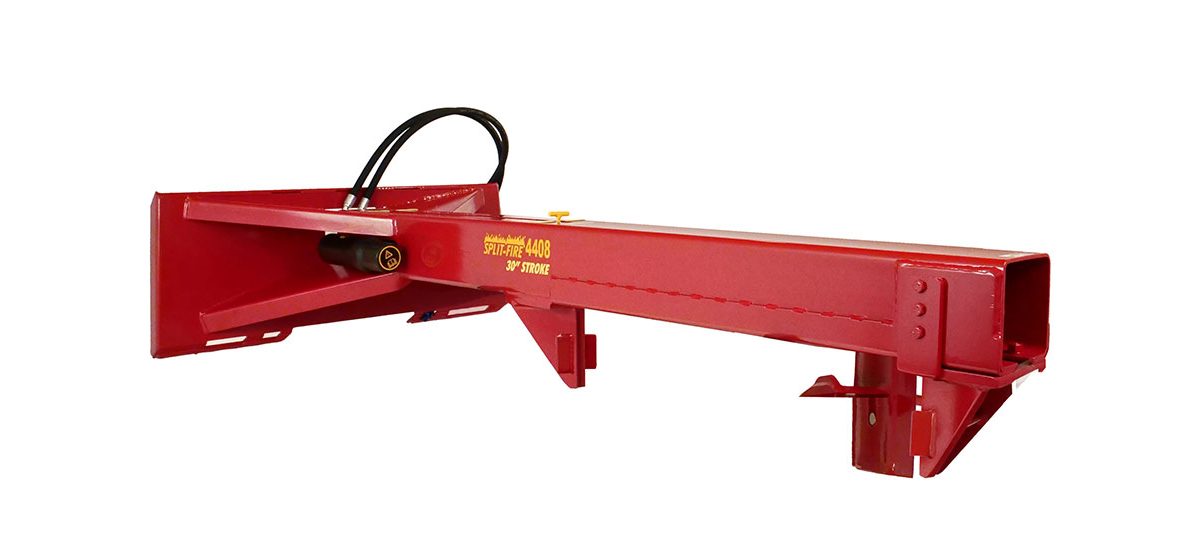 4408 32 Ton Inverted Skidsteer Log Splitter With 4-Way Wedge