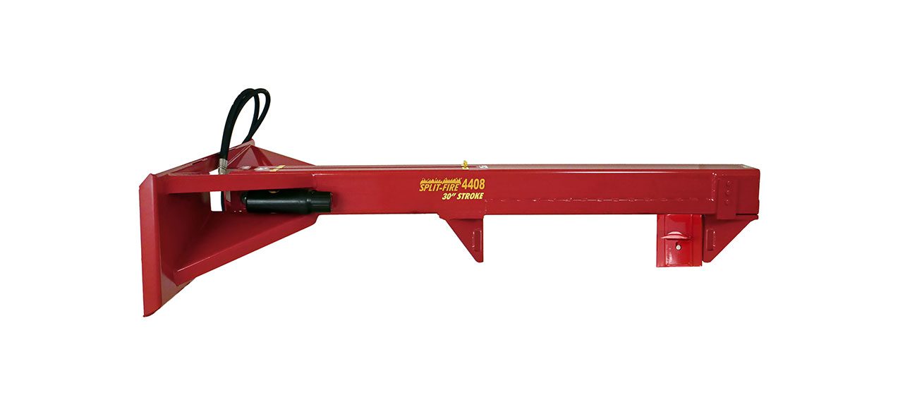 4408 32 Ton Inverted Skidsteer Log Splitter With 4-Way Wedge
