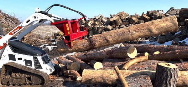 The Most Versatile Mini-Skid Steer Log Splitter Available.