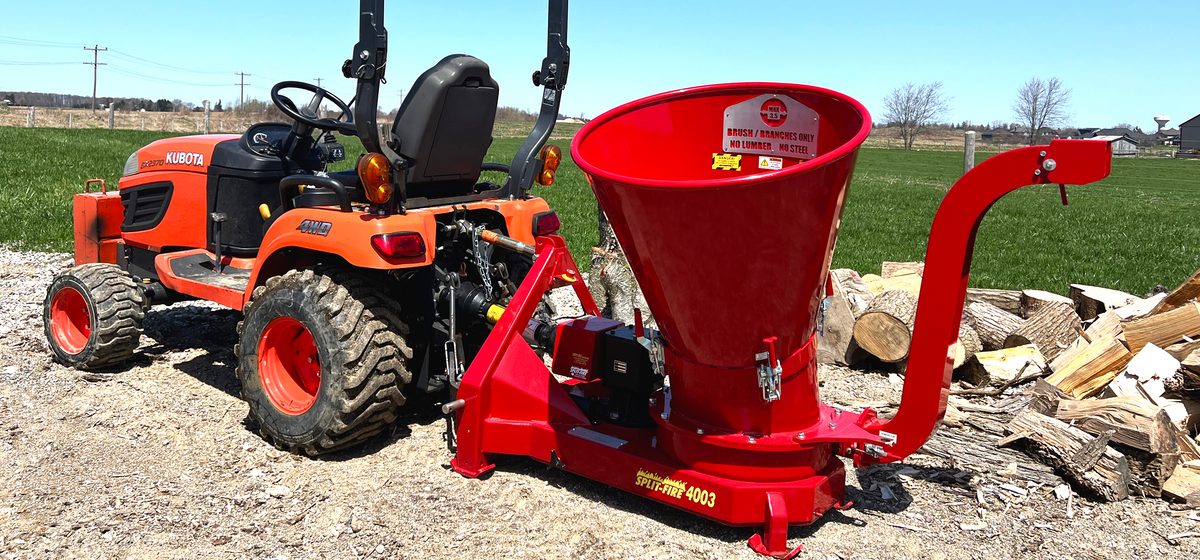 Split Fire 4003 Pto Wood Chipper